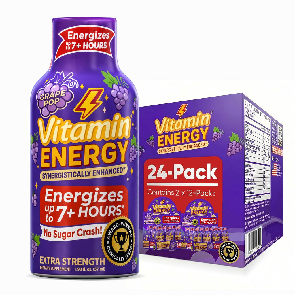 Vitamin Energy Grape Pop shots