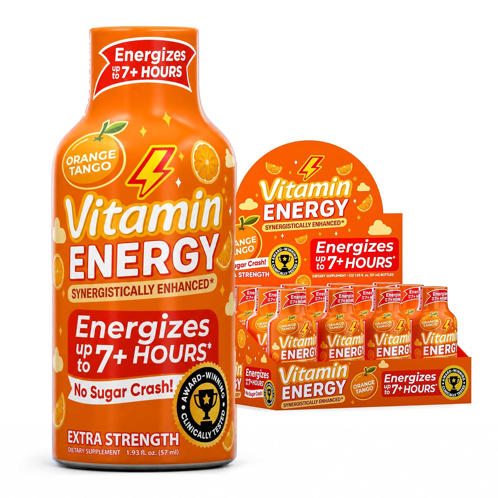 Vitamin Energy Orange Tango shots