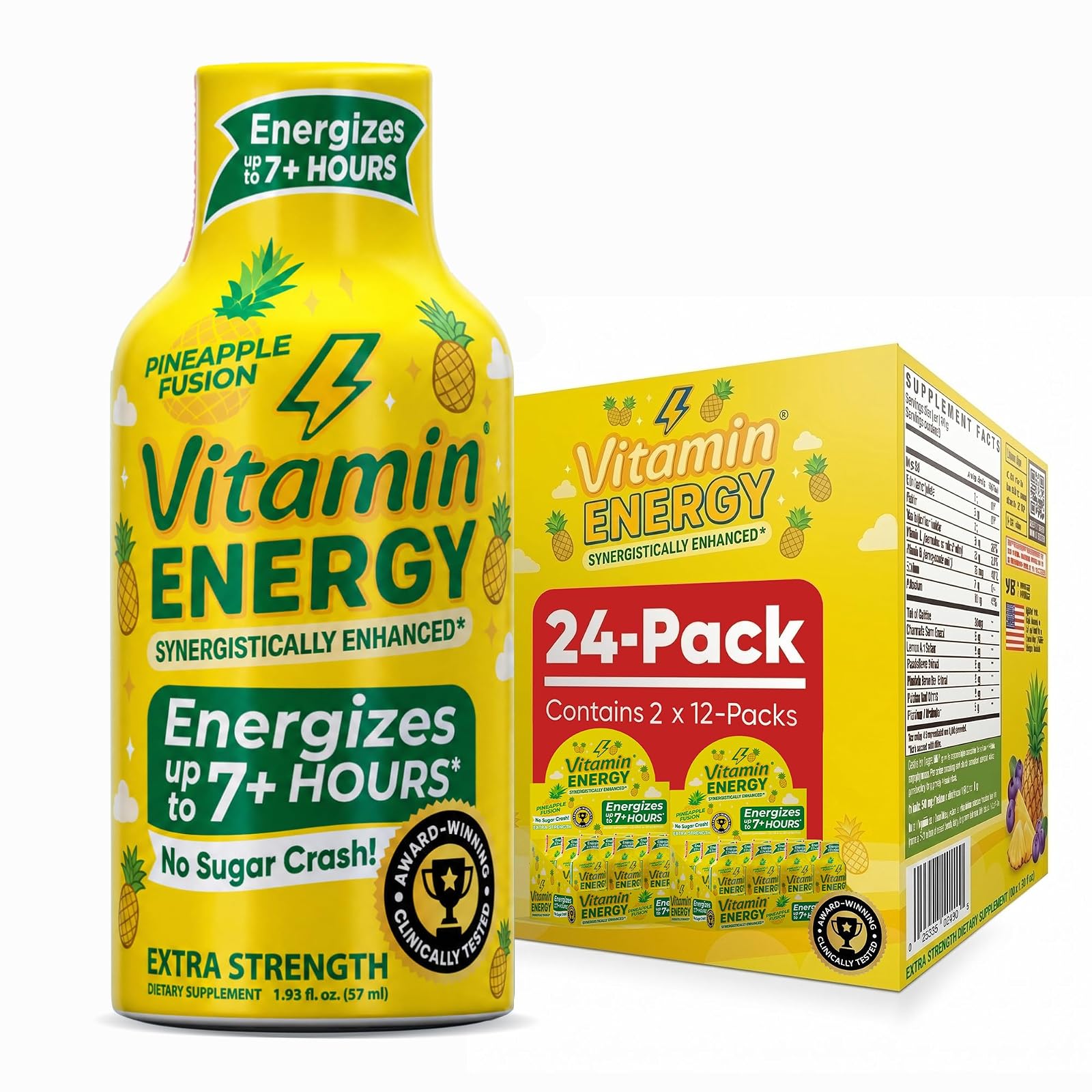 Vitamin Energy Pineapple Fusion shots