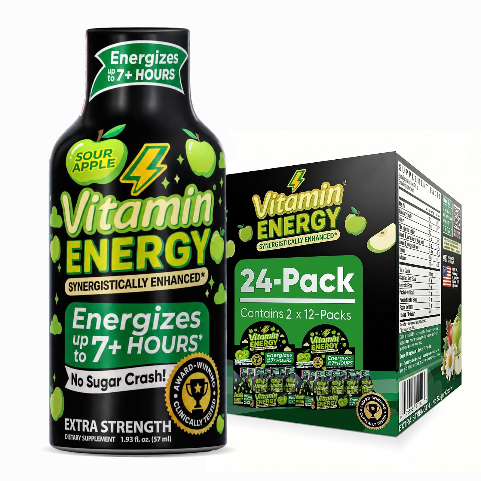 Vitamin Energy Sour Apple shots