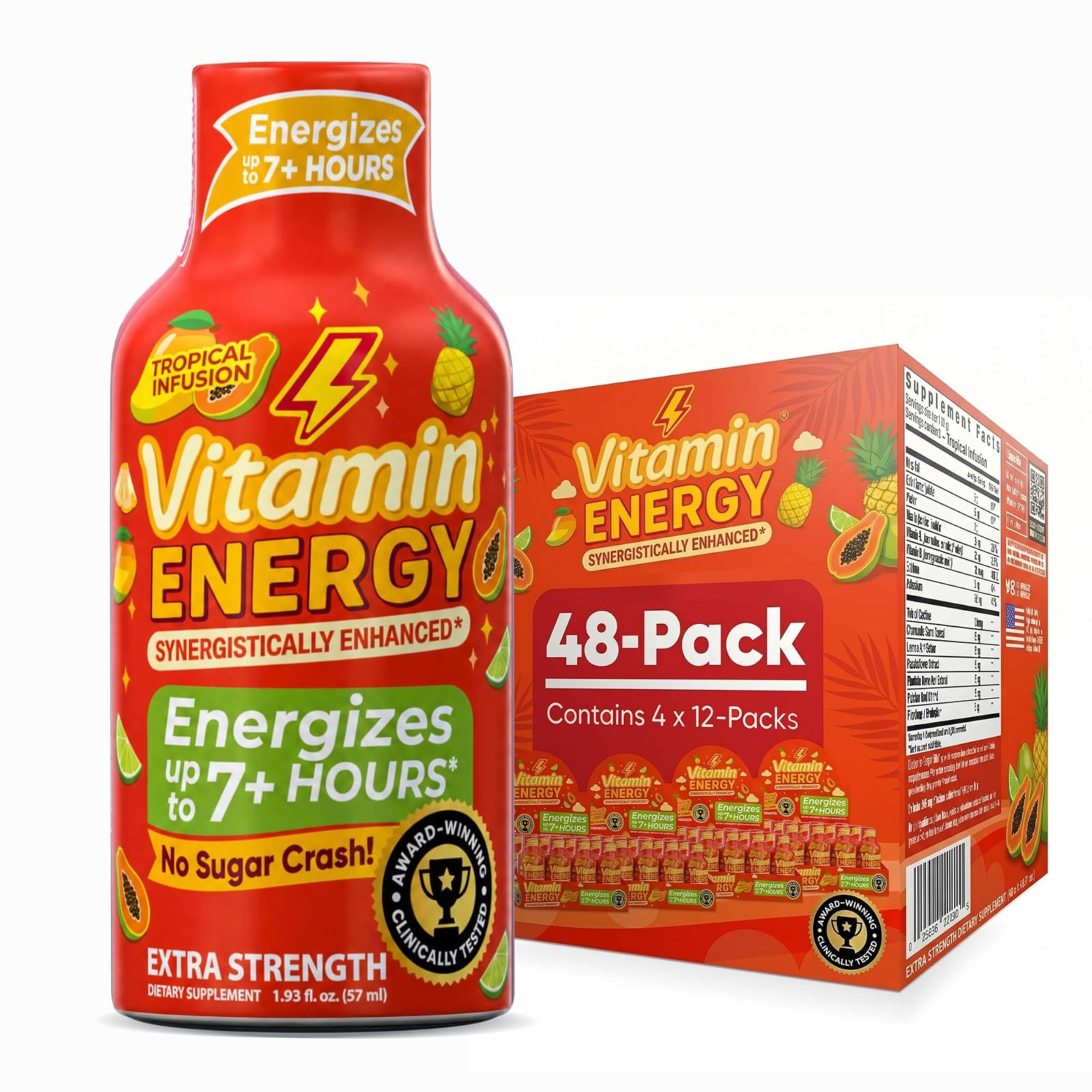 Vitamin Energy Tropical Infusion shots