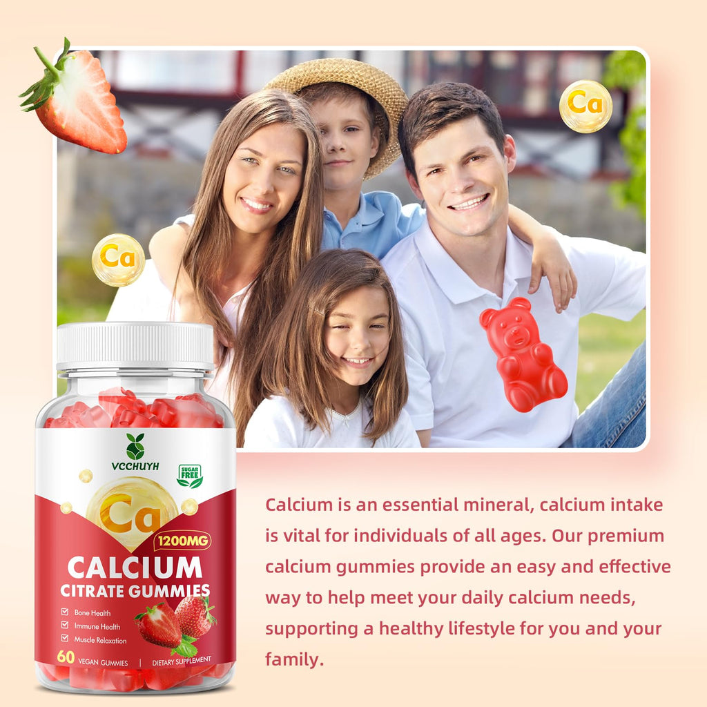 vitamin essentials calcium gummies for adults