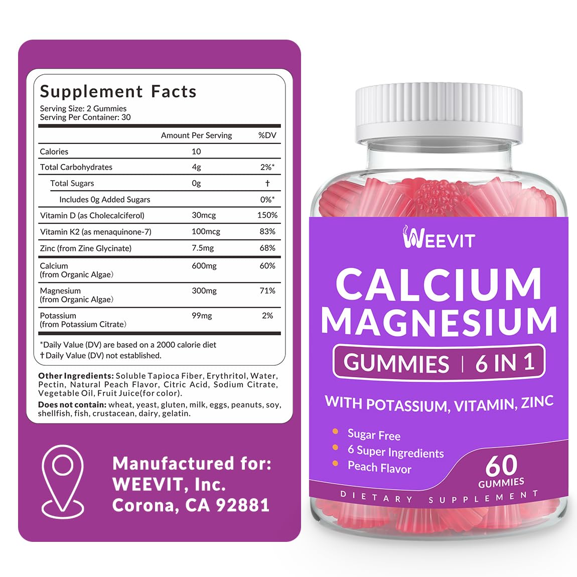 vitamin essentials calcium gummies