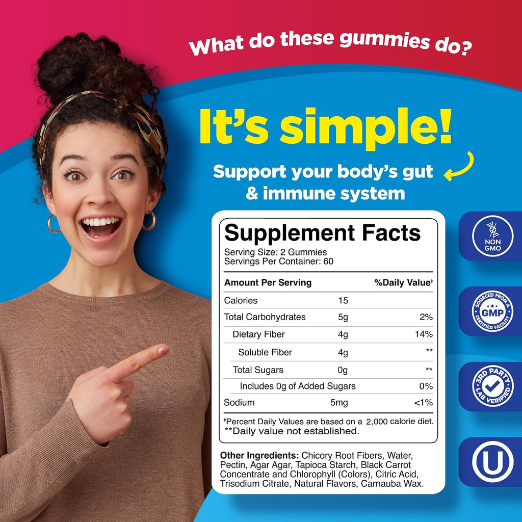 vitamin essentials fiber gummies benefits