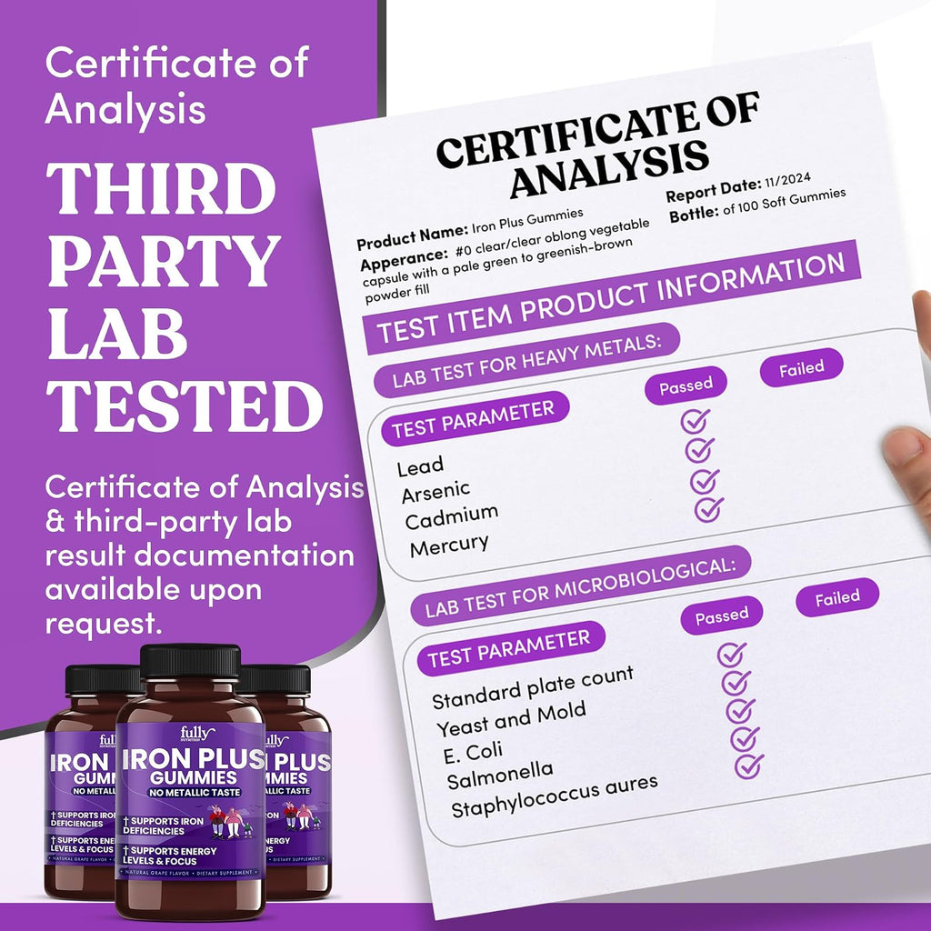 vitamin essentials iron for energy