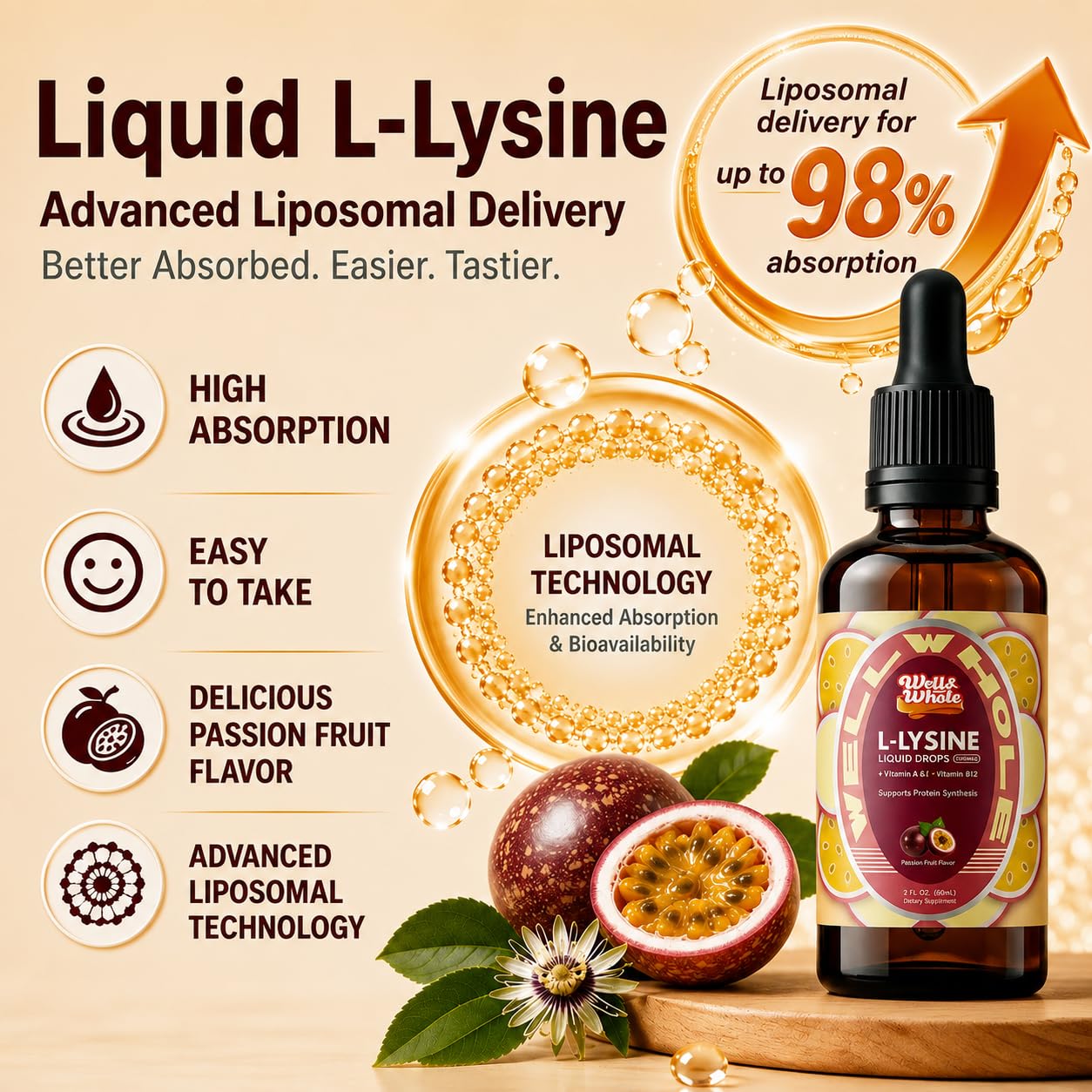vitamin essentials l-lysine for better recovery