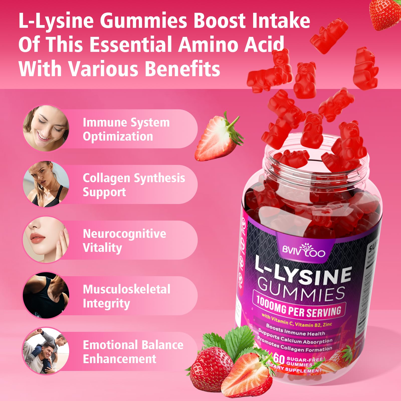 vitamin essentials l-lysine for skin health