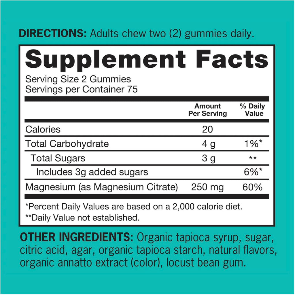 vitamin essentials magnesium gummies for relaxation