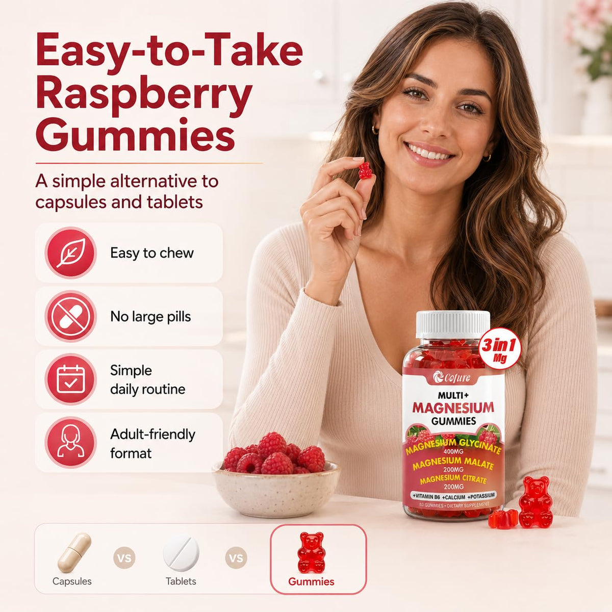 vitamin essentials magnesium gummies for stress relief