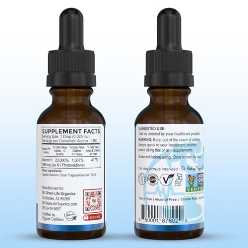 vitamin K drops for optimal health