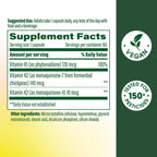 Vitamin K for bone health support