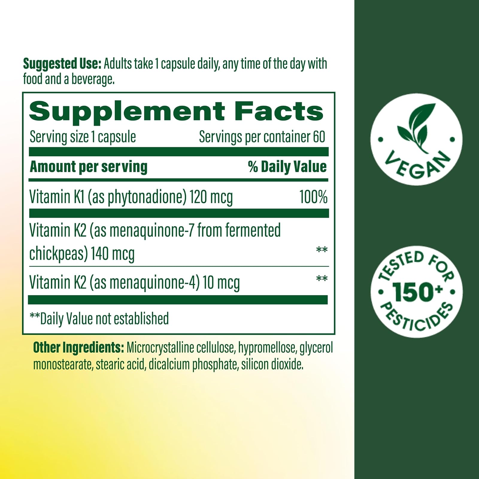 Vitamin K for bone health support