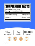 Vitamin K1 10 mg for bone health