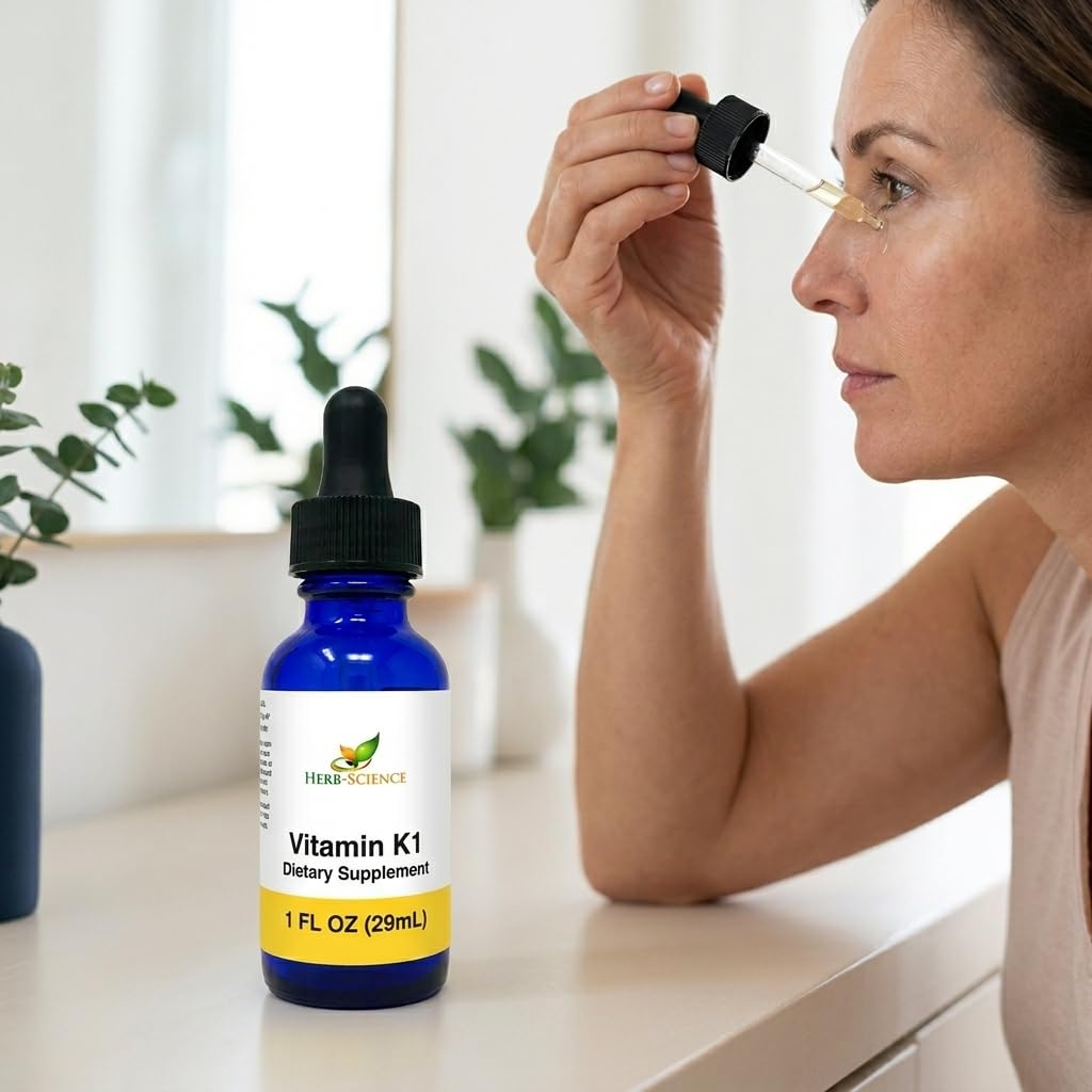 Vitamin K1 drops for skin vitality