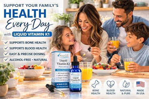 vitamin k1 drops support heart health