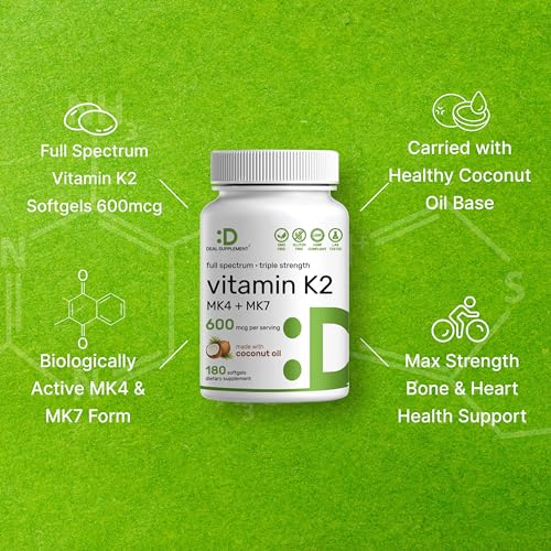 vitamin k2 600 mcg for heart support
