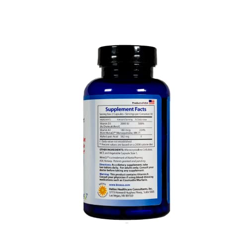 Vitamin K2 and D3 benefits