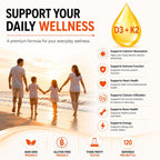 Vitamin K2 and D3 combination