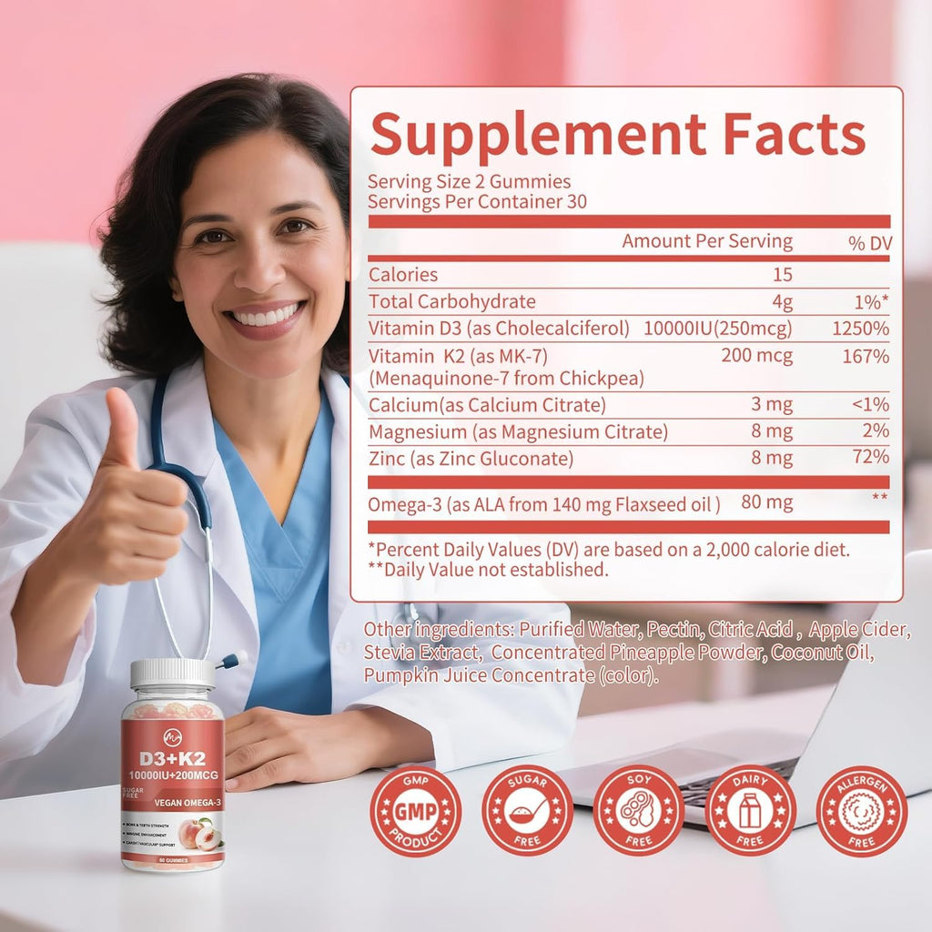 Vitamin K2 and D3 combo benefits