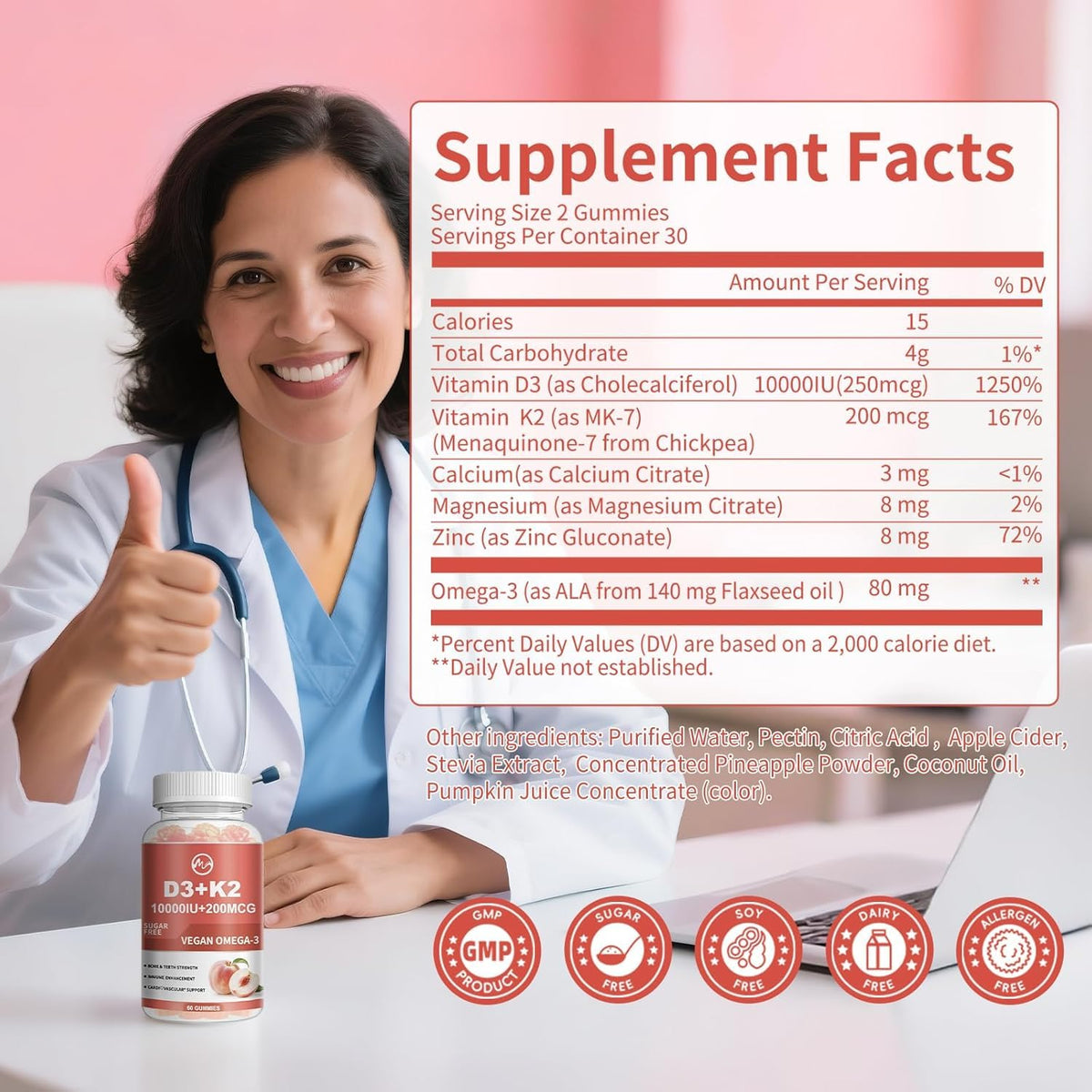 Vitamin K2 and D3 combo benefits