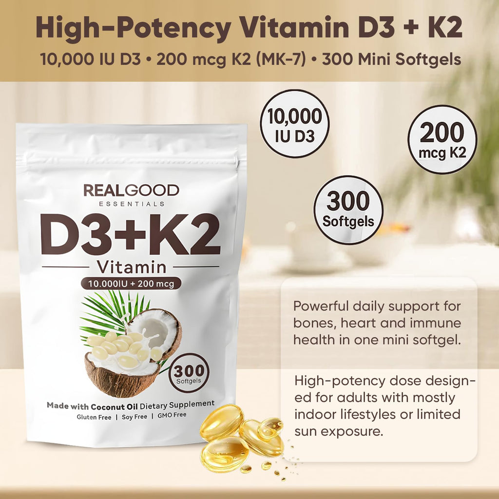 Vitamin K2 and D3 for immunity