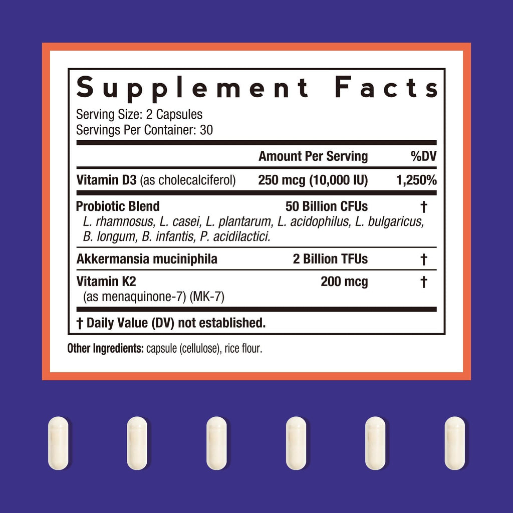 Vitamin K2 and D3 synergy
