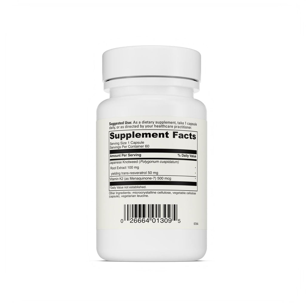 Vitamin K2 and Resveratrol capsules