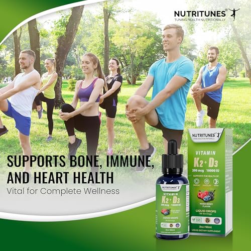 Vitamin K2 D3 drops for bone health