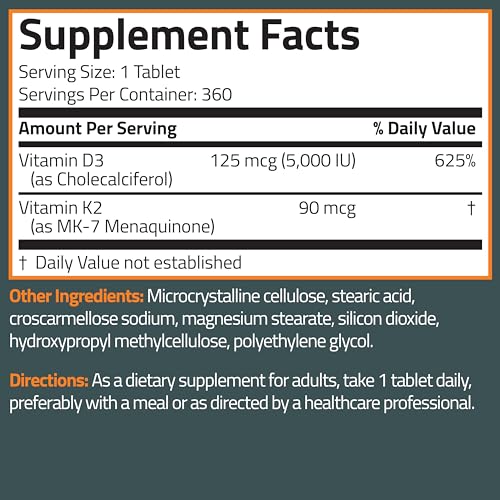 Vitamin K2 D3 for heart health