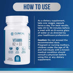 Vitamin K2 D3 for heart health