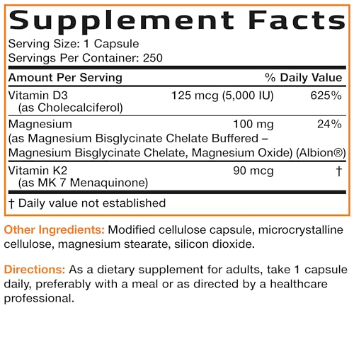 Vitamin K2 D3 for overall wellness