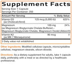 Vitamin K2 D3 for overall wellness