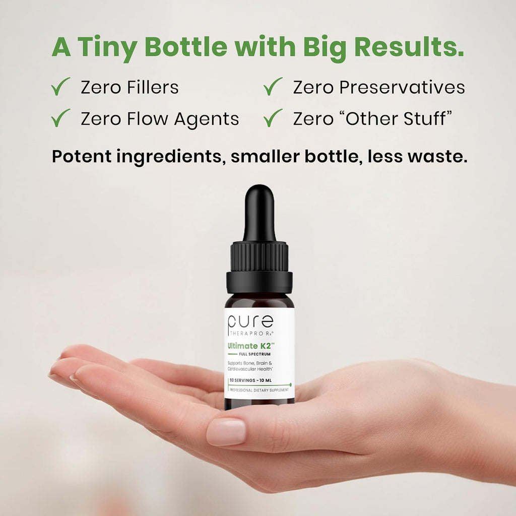 Vitamin K2 drops for cardiovascular support