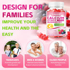 Vitamin K2 enriched calcium citrate gummies