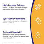 Vitamin K2 enriched calcium formula