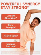 Vitamin K2 enriched calcium tablets