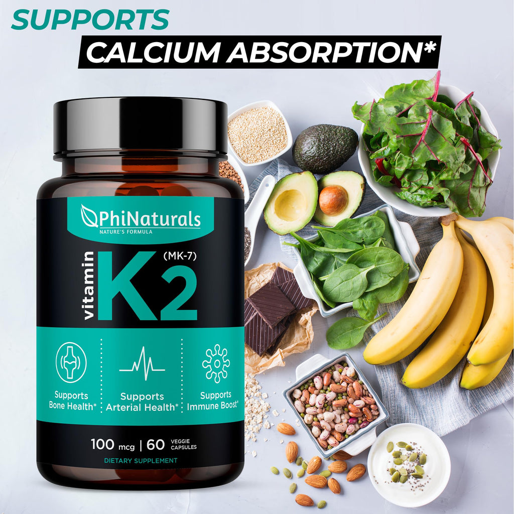 Vitamin K2 for improved calcium absorption