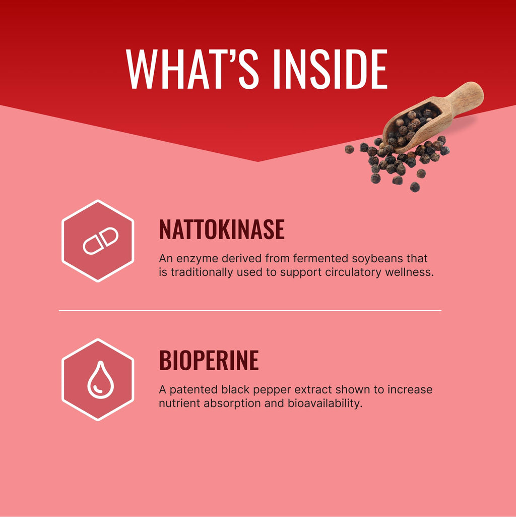 Vitamin K2 free Nattokinase