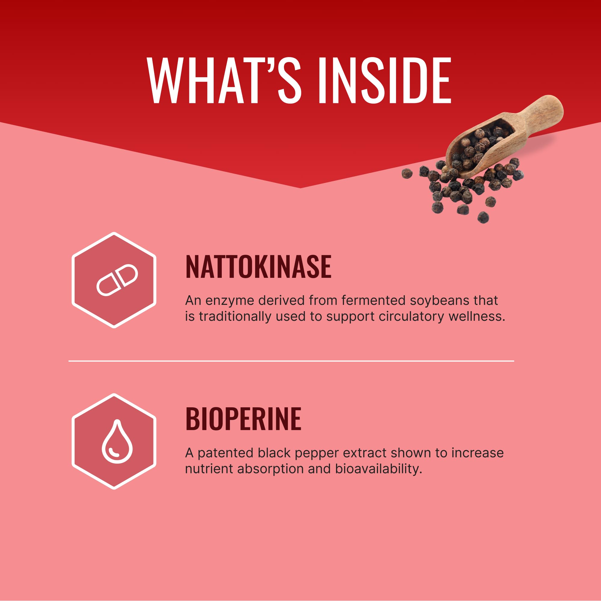 Vitamin K2 free Nattokinase