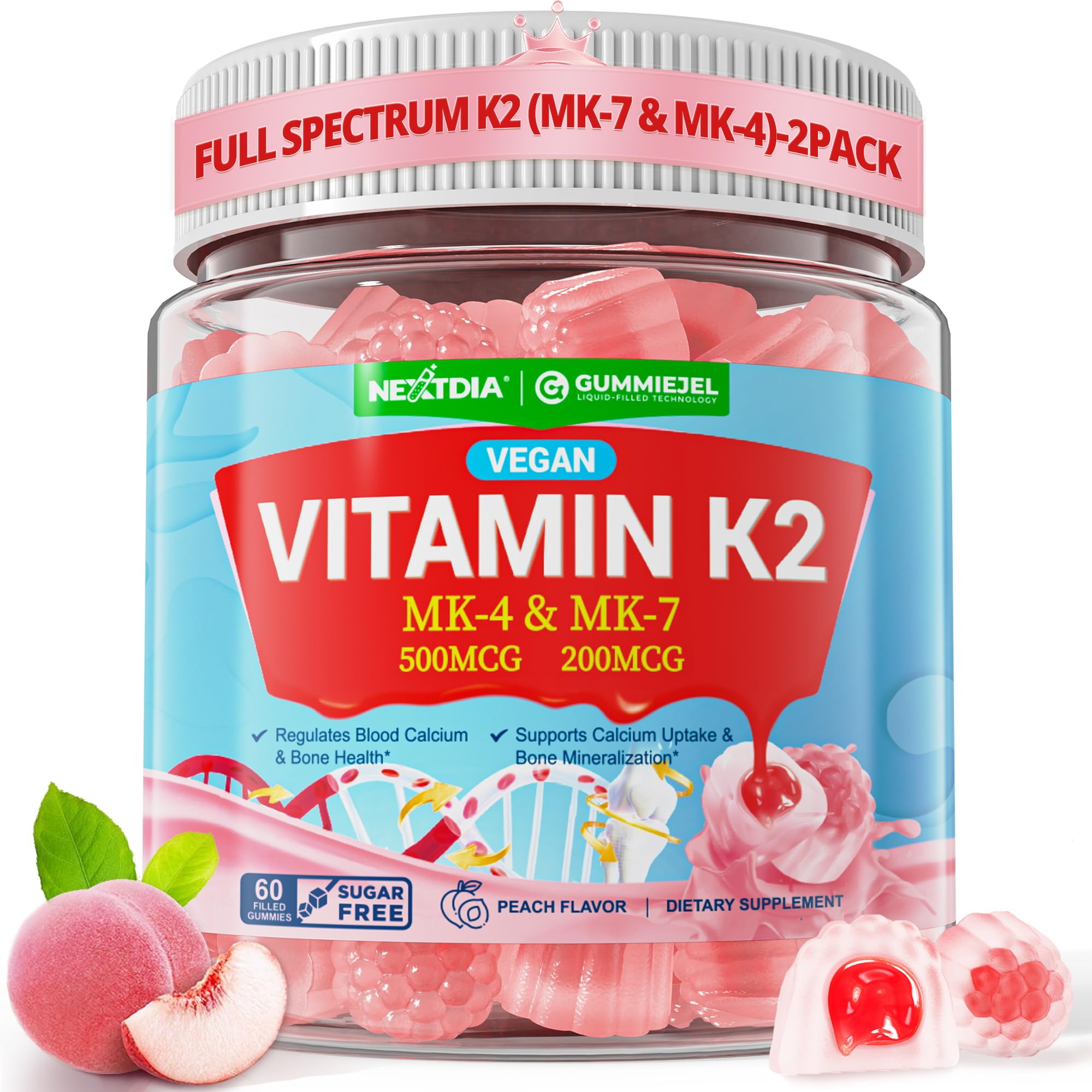 Vitamin K2 gummies for bone health