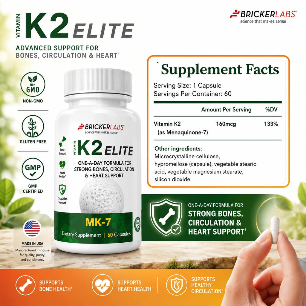 Vitamin K2 MK-7 enhances overall vitality