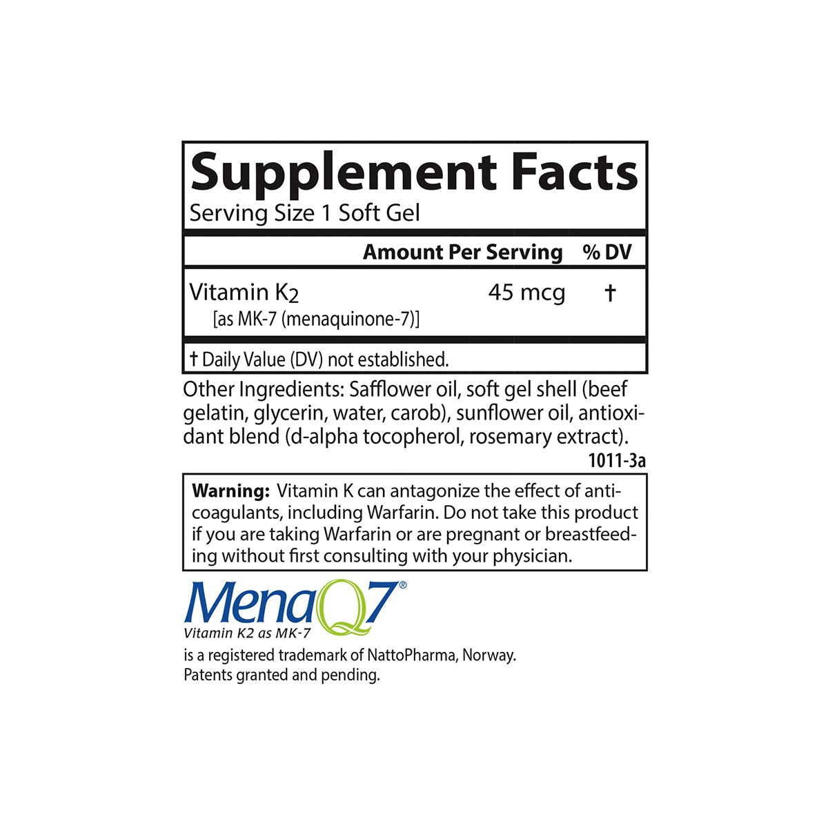 vitamin K2 MK-7 for bone health