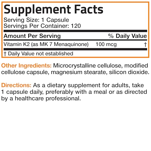 vitamin K2 MK-7 for healthy circulation