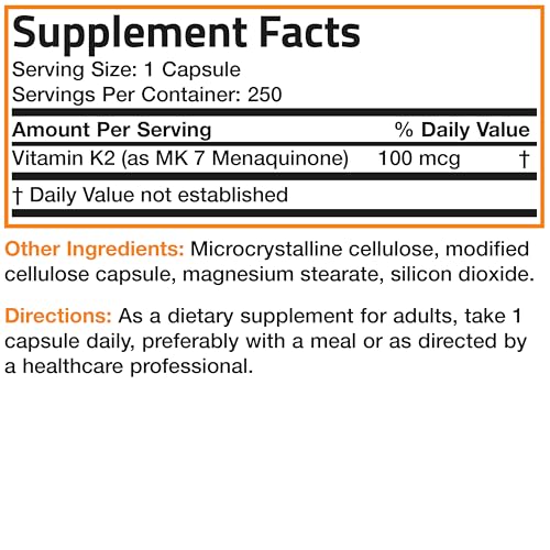 vitamin K2 MK-7 for overall vitality