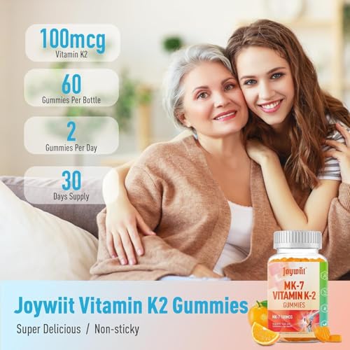Vitamin K2 MK-7 gummies for improved calcium absorption
