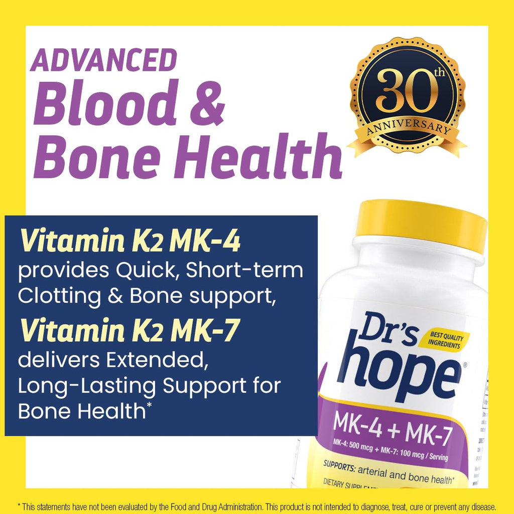 Vitamin K2 MK4 supports bone strength