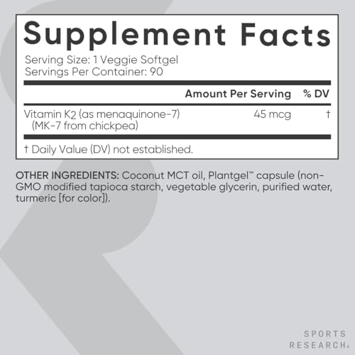 vitamin K2 MK7 for calcium absorption
