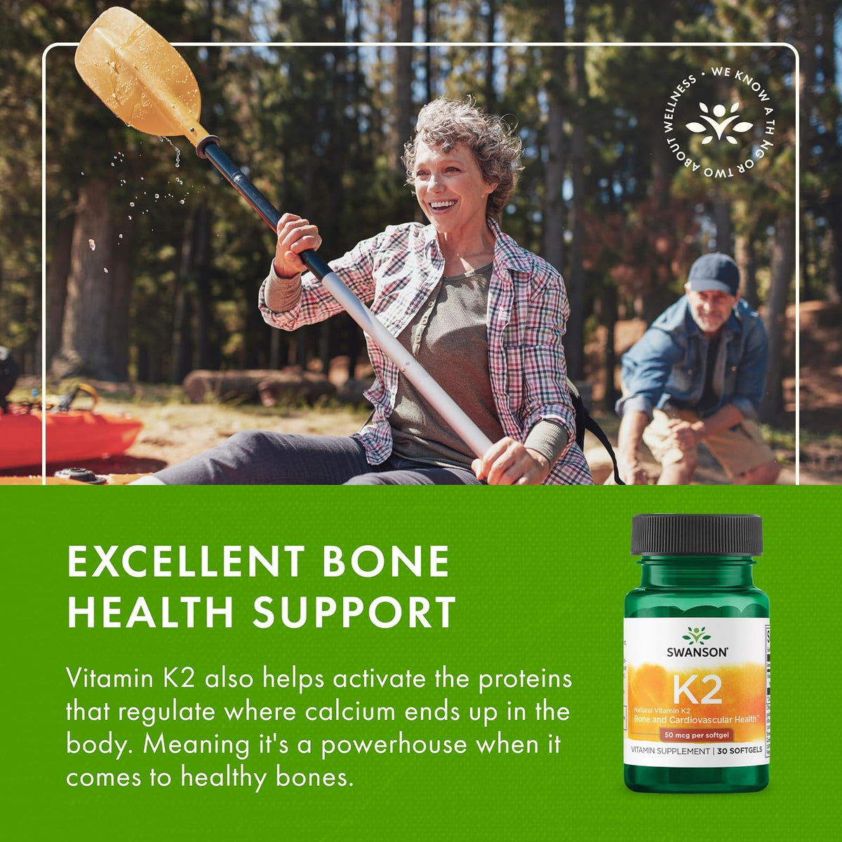 Vitamin K2 MK7 for overall wellness