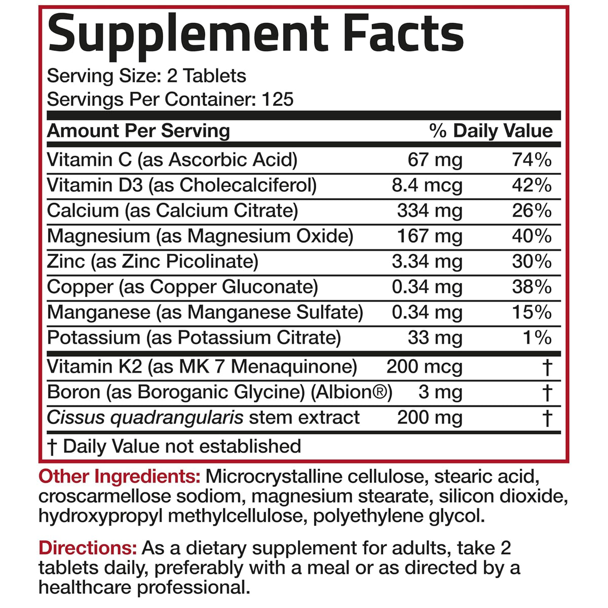 Vitamin K2 MK7 for overall wellness