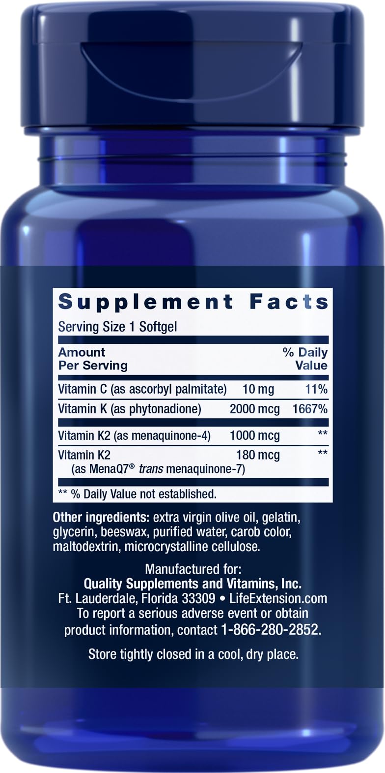 Vitamin K2 MK7 health benefits